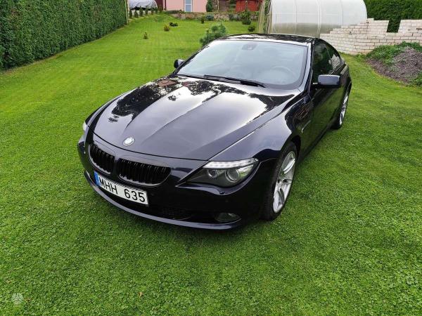Black BMW 635 2009 in Kedainiai, with an engine capacity of 2.99 L and mileage of 410 thousand km for 9500 €, photo 1 on AUTOMOTO.COM.LV
