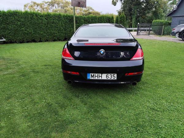 Black BMW 635 2009 in Kedainiai, with an engine capacity of 2.99 L and mileage of 410 thousand km for 9500 €, photo 3 on AUTOMOTO.COM.LV