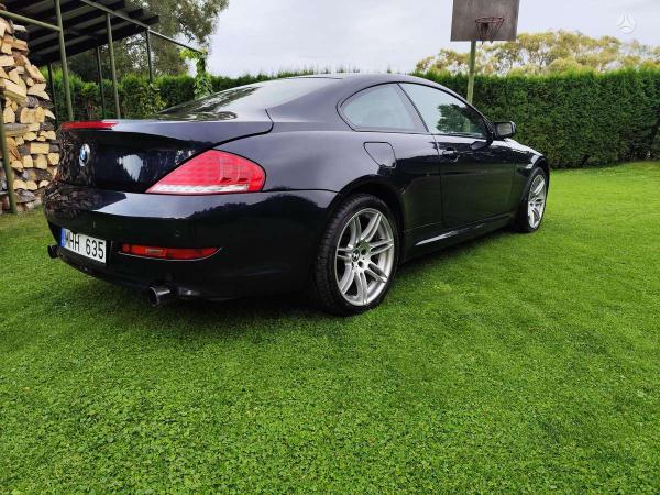 Black BMW 635 2009 in Kedainiai, with an engine capacity of 2.99 L and mileage of 410 thousand km for 9500 €, photo 4 on AUTOMOTO.COM.LV
