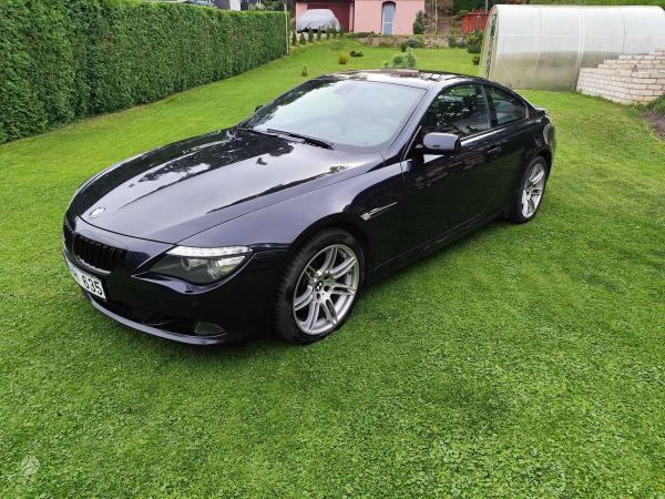 Black BMW 635 2009 in Kedainiai, with an engine capacity of 2.99 L and mileage of 410 thousand km for 9500 €, photo 6 on AUTOMOTO.COM.LV