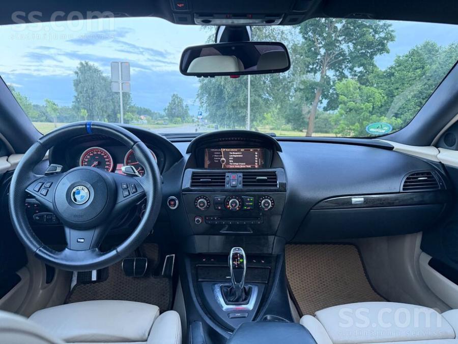 Black BMW 635 2009 in Riga, with an engine capacity of 3.00 L and mileage of 292 thousand km for 8700 €, photo 11 on AUTOMOTO.COM.LV
