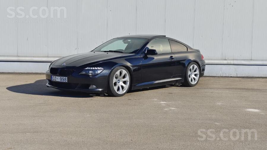 Black BMW 635 2010 in Jelgava, with an engine capacity of 3.00 L and mileage of 236 thousand km for 14000 €, photo 3 on AUTOMOTO.COM.LV