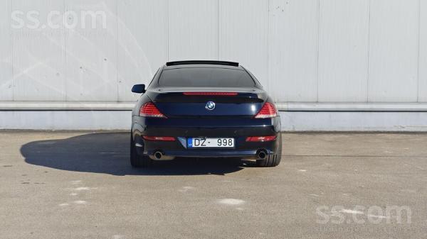 Black BMW 635 2010 in Jelgava, with an engine capacity of 3.00 L and mileage of 236 thousand km for 14000 €, photo 5 on AUTOMOTO.COM.LV