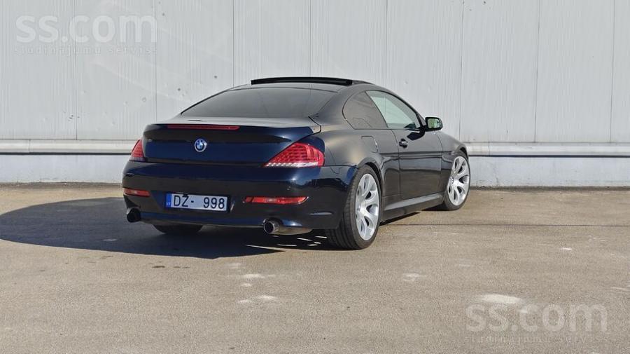 Black BMW 635 2010 in Jelgava, with an engine capacity of 3.00 L and mileage of 236 thousand km for 14000 €, photo 7 on AUTOMOTO.COM.LV