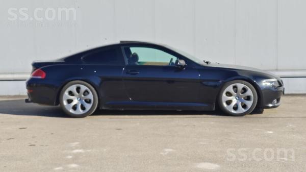 Black BMW 635 2010 in Jelgava, with an engine capacity of 3.00 L and mileage of 236 thousand km for 14000 €, photo 7 on AUTOMOTO.COM.LV