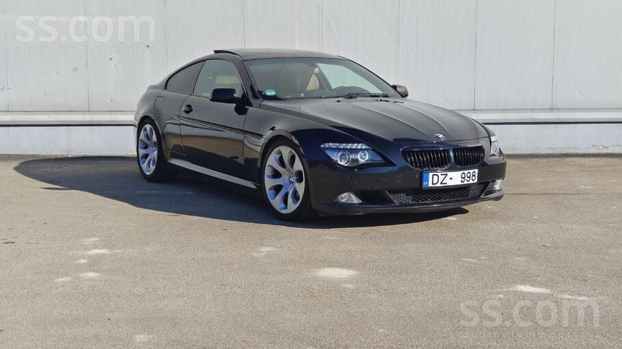 Black BMW 635 2010 in Jelgava, with an engine capacity of 3.00 L and mileage of 236 thousand km for 14000 €, photo 9 on AUTOMOTO.COM.LV