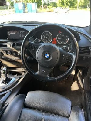 Black BMW 635 2010 in Jelgava, with an engine capacity of 3.00 L and mileage of 200 thousand km for 3850 €, photo 14 on AUTOMOTO.COM.LV