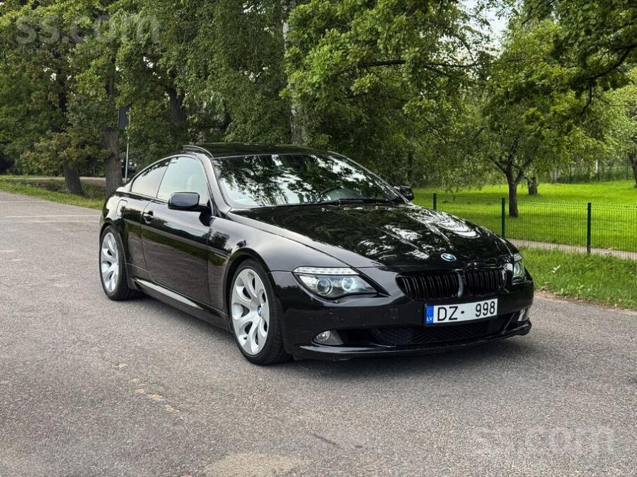 Black BMW 635 2010 in Riga, with an engine capacity of 3.00 L and mileage of 238 thousand km for 14000 €, photo 3 on AUTOMOTO.COM.LV