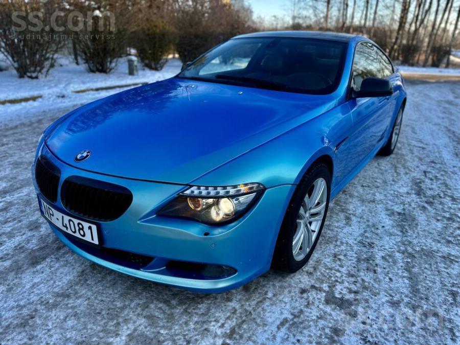 Blue BMW 635 2011 in Riga, with an engine capacity of 3.00 L and mileage of 0 thousand km for 10997 €, photo 7 on AUTOMOTO.COM.LV