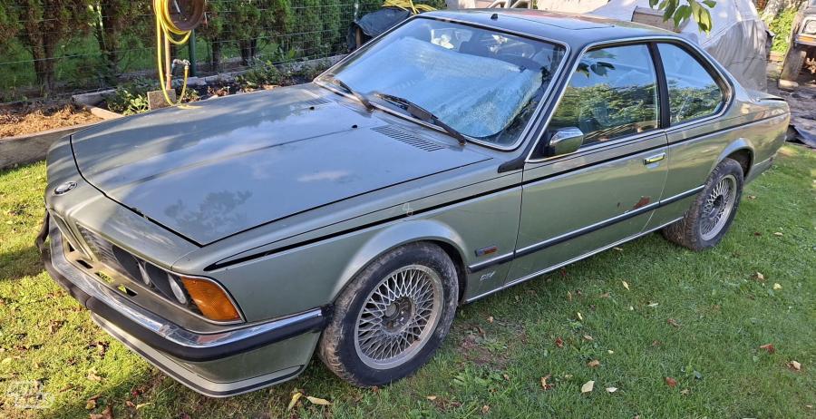 BMW 635 1985 in Vilnius, with an engine capacity of 3.50 L and mileage of 10 thousand km for 6999 €, photo 14 on AUTOMOTO.COM.LV