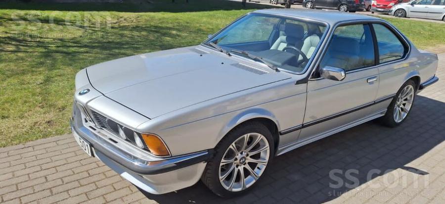 Pelēks BMW 635 1983 Rīga, ar dzinēja tilpumu 3.50 L un nobraukumu 187 tūkst. km par 27000 €, foto 1 vietnē AUTOMOTO.COM.LV