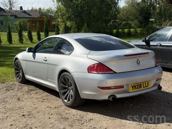 Pelēks BMW 635 2008 Balvi, ar dzinēja tilpumu 3.00 L un nobraukumu 325 tūkst. km par 4400 €, foto 4 vietnē AUTOMOTO.COM.LV