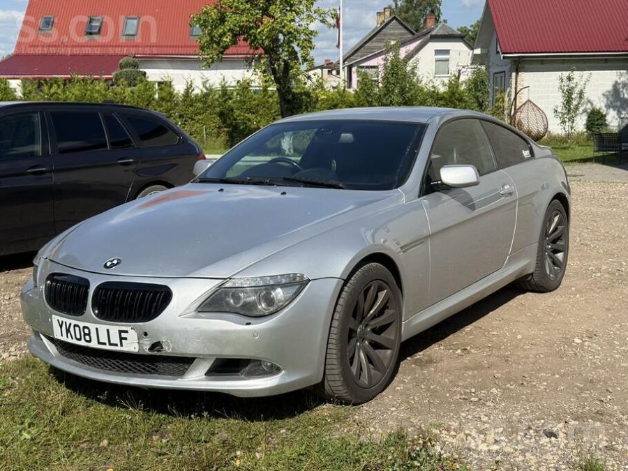 Pelēks BMW 635 2008 Balvi, ar dzinēja tilpumu 3.00 L un nobraukumu 325 tūkst. km par 4400 €, foto 4 vietnē AUTOMOTO.COM.LV