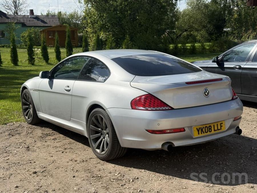 Pelēks BMW 635 2008 Balvi, ar dzinēja tilpumu 3.00 L un nobraukumu 325 tūkst. km par 4400 €, foto 8 vietnē AUTOMOTO.COM.LV