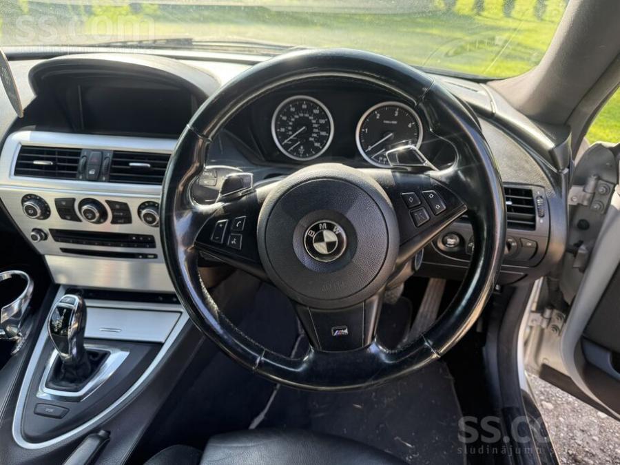 Pelēks BMW 635 2008 Balvi, ar dzinēja tilpumu 3.00 L un nobraukumu 325 tūkst. km par 4400 €, foto 13 vietnē AUTOMOTO.COM.LV