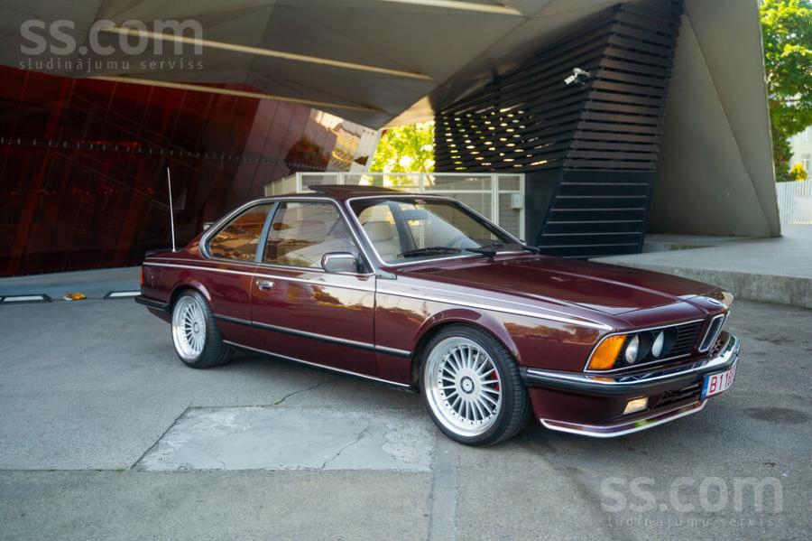 Sarkans BMW 635 1984 Liepāja, ar dzinēja tilpumu 3.50 L un nobraukumu 284 tūkst. km par 19000 €, foto 1 vietnē AUTOMOTO.COM.LV