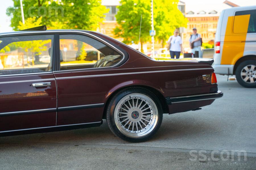 Sarkans BMW 635 1984 Liepāja, ar dzinēja tilpumu 3.50 L un nobraukumu 284 tūkst. km par 19000 €, foto 15 vietnē AUTOMOTO.COM.LV