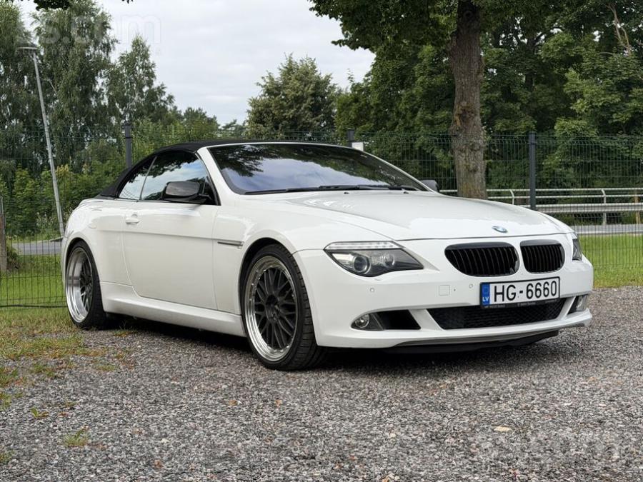 White BMW 635 2007 in Riga, with an engine capacity of 3.00 L and mileage of 235 thousand km for 16500 €, photo 4 on AUTOMOTO.COM.LV