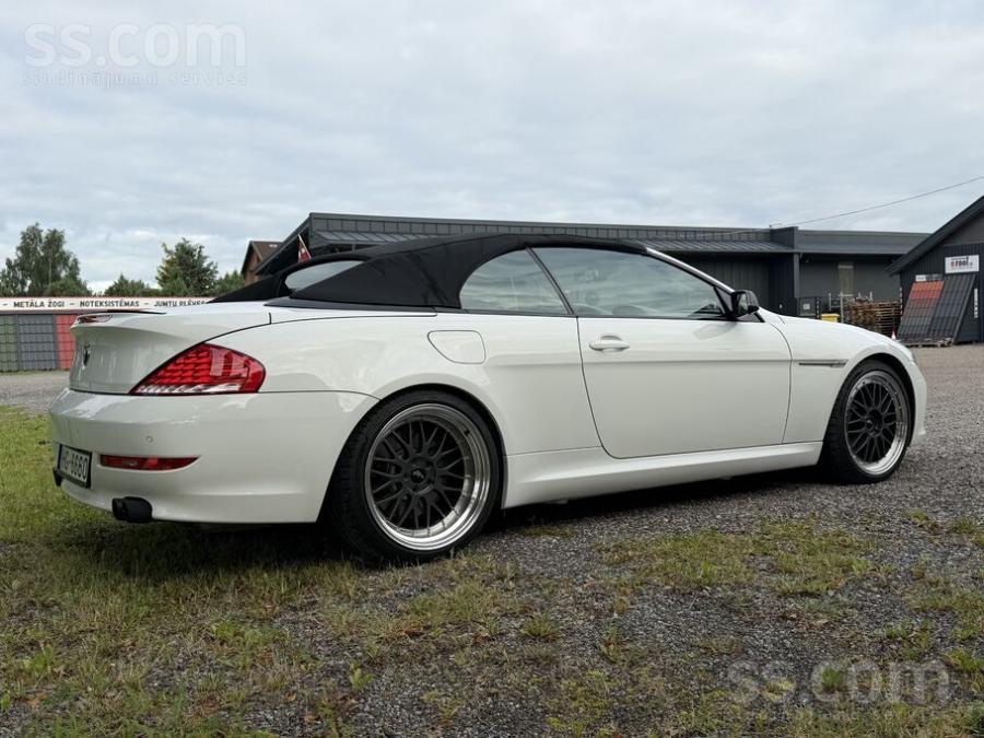 White BMW 635 2007 in Riga, with an engine capacity of 3.00 L and mileage of 235 thousand km for 16500 €, photo 5 on AUTOMOTO.COM.LV