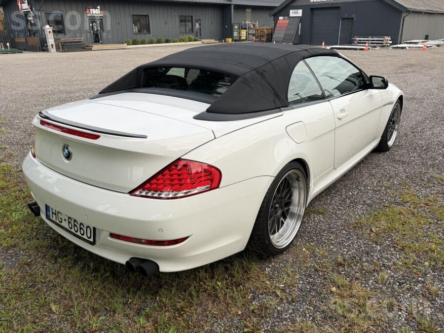White BMW 635 2007 in Riga, with an engine capacity of 3.00 L and mileage of 235 thousand km for 16500 €, photo 6 on AUTOMOTO.COM.LV