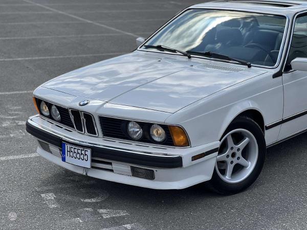 White BMW 635 1989 in Vilnius, with an engine capacity of 3.44 L and mileage of 120 thousand km for 11700 €, photo 2 on AUTOMOTO.COM.LV