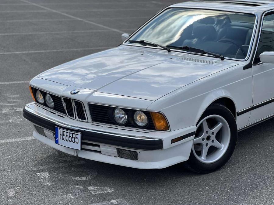 Balts BMW 635 1989 Viļņa, ar dzinēja tilpumu 3.44 L un nobraukumu 120 tūkst. km par 11700 €, foto 2 vietnē AUTOMOTO.COM.LV