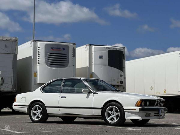 White BMW 635 1989 in Vilnius, with an engine capacity of 3.44 L and mileage of 120 thousand km for 11700 €, photo 4 on AUTOMOTO.COM.LV