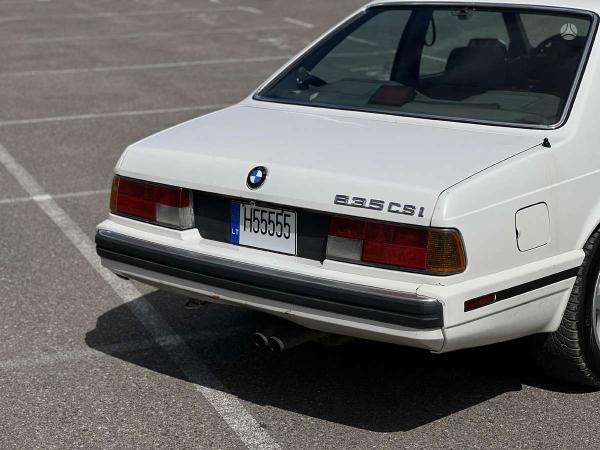 White BMW 635 1989 in Vilnius, with an engine capacity of 3.44 L and mileage of 120 thousand km for 11700 €, photo 6 on AUTOMOTO.COM.LV
