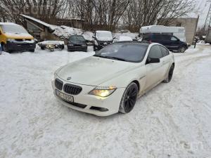 White BMW 635 2008 in Riga, with an engine capacity of 3.00 L and mileage of 233 thousand km for 10990 €, photo 4 on AUTOMOTO.COM.LV
