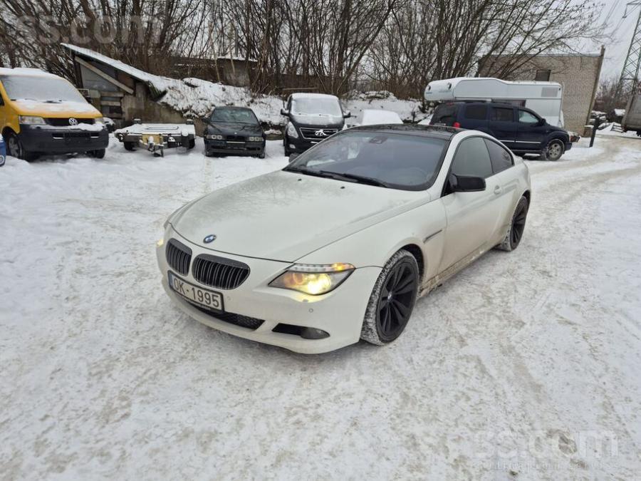 White BMW 635 2008 in Riga, with an engine capacity of 3.00 L and mileage of 233 thousand km for 10990 €, photo 4 on AUTOMOTO.COM.LV