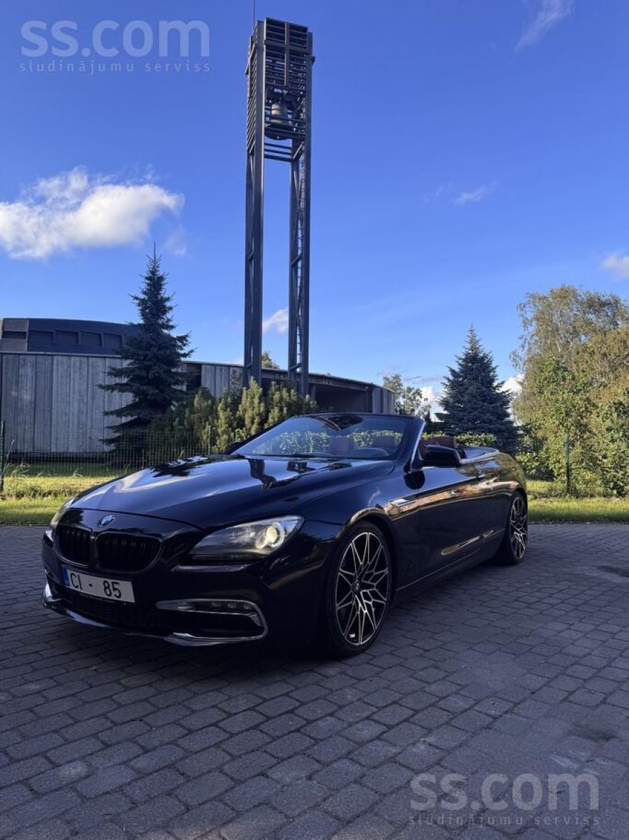 Black BMW 640 2011 in Liepaja, with an engine capacity of 3.00 L and mileage of 256 thousand km for 17900 €, photo 1 on AUTOMOTO.COM.LV