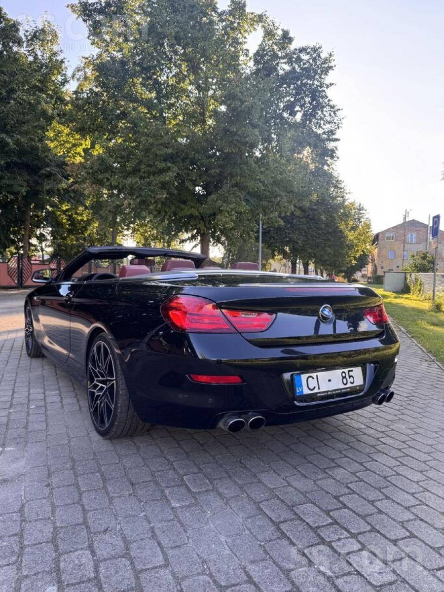 Black BMW 640 2011 in Liepaja, with an engine capacity of 3.00 L and mileage of 256 thousand km for 17900 €, photo 5 on AUTOMOTO.COM.LV