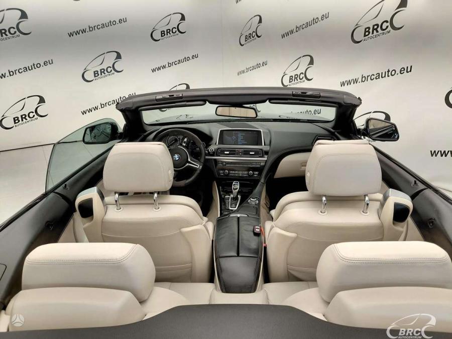 Melns BMW 640 2012 Viļņa, ar dzinēja tilpumu 3.00 L un nobraukumu 214 tūkst. km par 14600 €, foto 12 vietnē AUTOMOTO.COM.LV