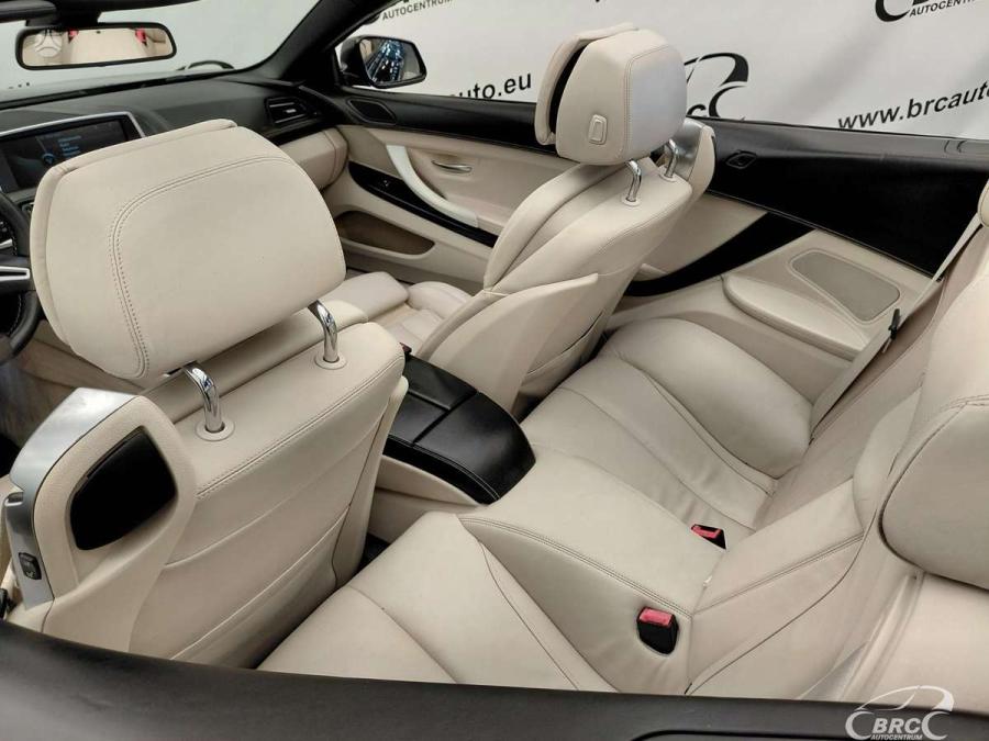 Melns BMW 640 2012 Viļņa, ar dzinēja tilpumu 3.00 L un nobraukumu 214 tūkst. km par 14600 €, foto 16 vietnē AUTOMOTO.COM.LV