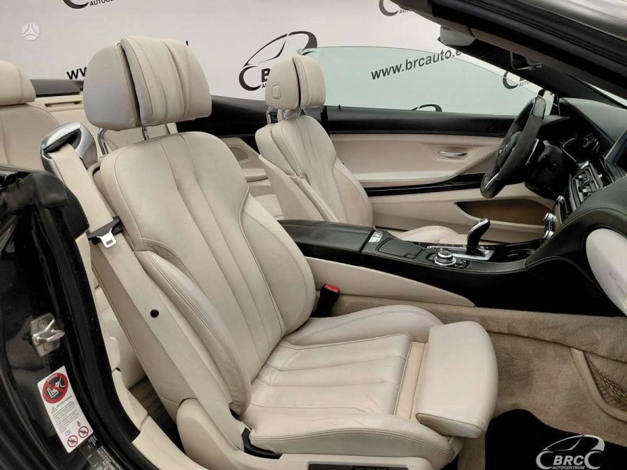 Melns BMW 640 2012 Viļņa, ar dzinēja tilpumu 3.00 L un nobraukumu 214 tūkst. km par 14600 €, foto 17 vietnē AUTOMOTO.COM.LV