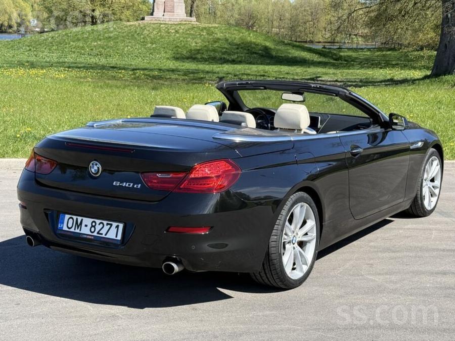 Melns BMW 640 2013 Rīga, ar dzinēja tilpumu 3.00 L un nobraukumu 0 tūkst. km par 15950 €, foto 5 vietnē AUTOMOTO.COM.LV
