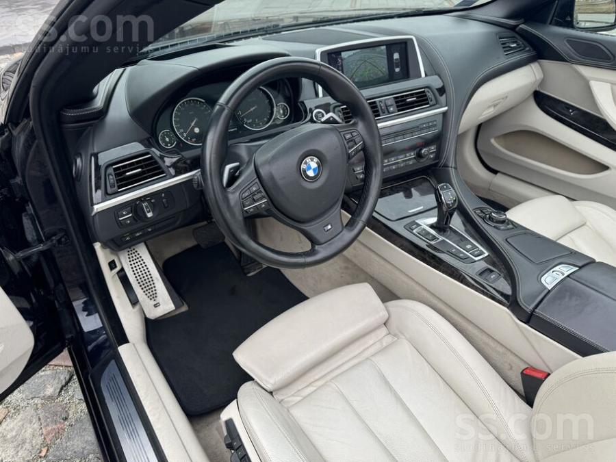 Melns BMW 640 2013 Rīga, ar dzinēja tilpumu 3.00 L un nobraukumu 0 tūkst. km par 23555 €, foto 13 vietnē AUTOMOTO.COM.LV