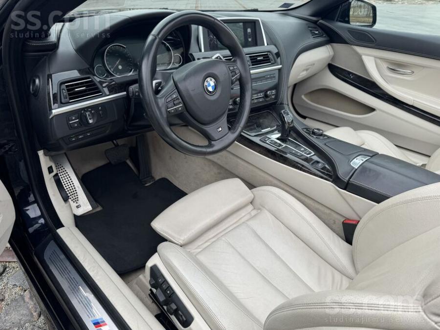 Melns BMW 640 2013 Rīga, ar dzinēja tilpumu 3.00 L un nobraukumu 0 tūkst. km par 23555 €, foto 14 vietnē AUTOMOTO.COM.LV