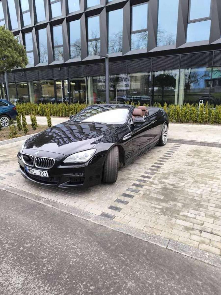 Melns BMW 640 2013 Viļņa, ar dzinēja tilpumu 2.98 L un nobraukumu 101 tūkst. km par 17999 €, foto 1 vietnē AUTOMOTO.COM.LV