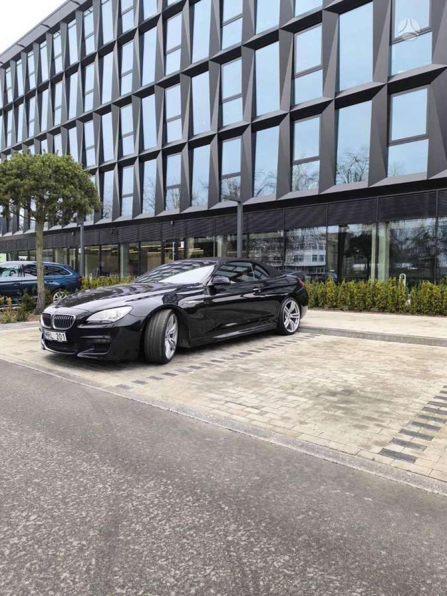 Melns BMW 640 2013 Viļņa, ar dzinēja tilpumu 2.98 L un nobraukumu 101 tūkst. km par 17999 €, foto 3 vietnē AUTOMOTO.COM.LV