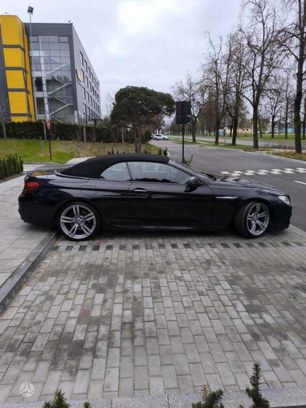 Melns BMW 640 2013 Viļņa, ar dzinēja tilpumu 2.98 L un nobraukumu 101 tūkst. km par 17999 €, foto 7 vietnē AUTOMOTO.COM.LV