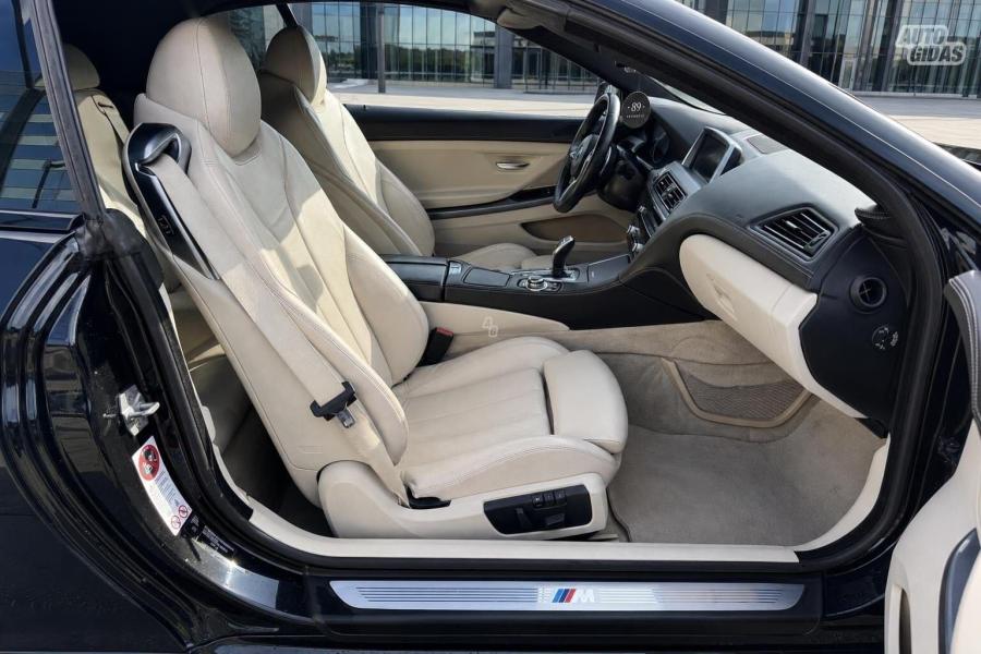 Melns BMW 640 2013 Viļņa, ar dzinēja tilpumu 3.00 L un nobraukumu 212 tūkst. km par 14950 €, foto 15 vietnē AUTOMOTO.COM.LV