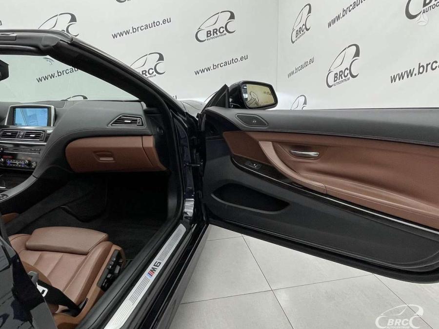 Melns BMW 640 2014 Viļņa, ar dzinēja tilpumu 2.98 L un nobraukumu 139 tūkst. km par 21400 €, foto 10 vietnē AUTOMOTO.COM.LV