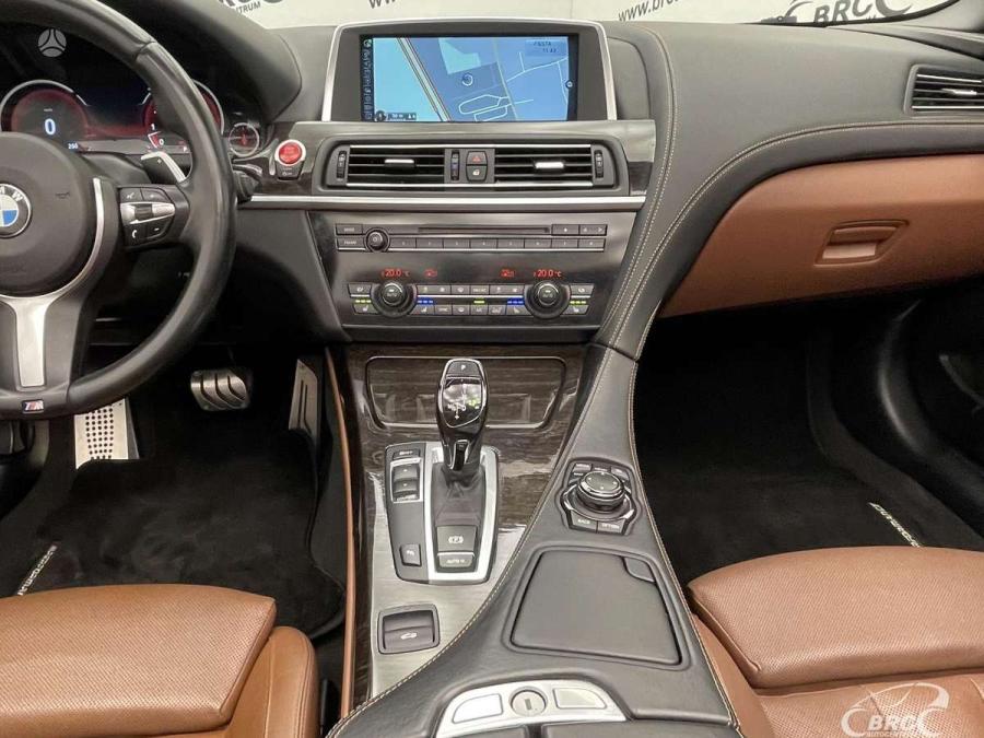 Melns BMW 640 2014 Viļņa, ar dzinēja tilpumu 2.98 L un nobraukumu 139 tūkst. km par 21400 €, foto 13 vietnē AUTOMOTO.COM.LV