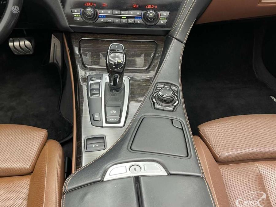 Melns BMW 640 2014 Viļņa, ar dzinēja tilpumu 2.98 L un nobraukumu 139 tūkst. km par 21400 €, foto 16 vietnē AUTOMOTO.COM.LV
