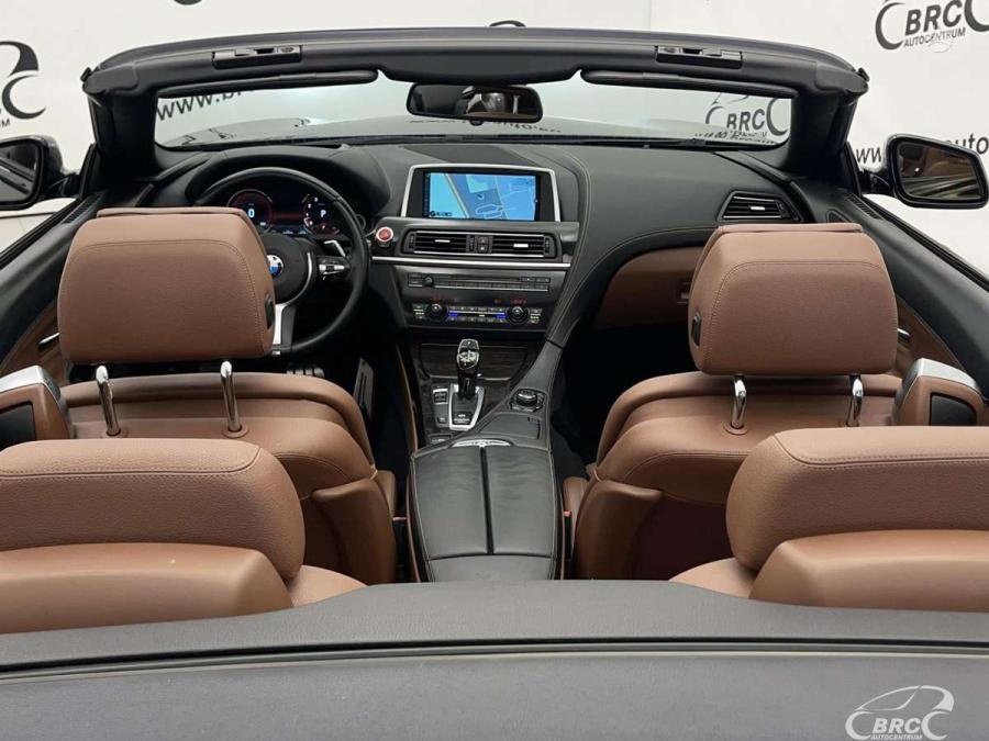 Melns BMW 640 2014 Viļņa, ar dzinēja tilpumu 2.98 L un nobraukumu 139 tūkst. km par 19900 €, foto 19 vietnē AUTOMOTO.COM.LV