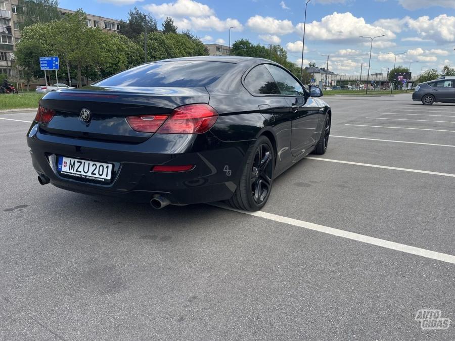 Black BMW 640 2011 in Kaunas, with an engine capacity of 2.90 L and mileage of 232 thousand km for 15500 €, photo 6 on AUTOMOTO.COM.LV