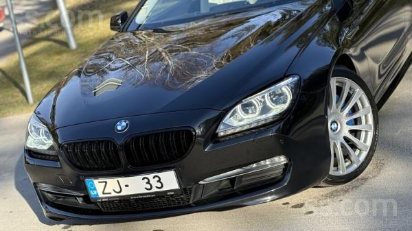 Black BMW 640 2011 in Jurmala, with an engine capacity of 3.00 L and mileage of 0 thousand km for 13950 €, photo 3 on AUTOMOTO.COM.LV