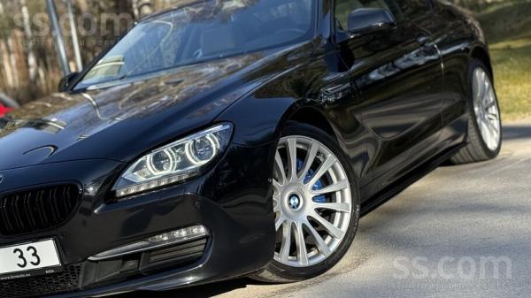 Black BMW 640 2011 in Jurmala, with an engine capacity of 3.00 L and mileage of 0 thousand km for 13950 €, photo 5 on AUTOMOTO.COM.LV