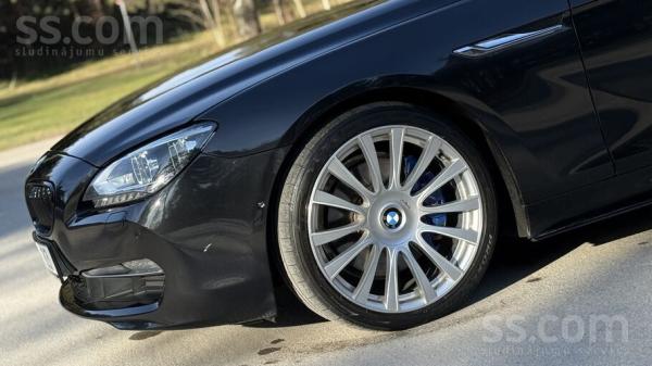 Black BMW 640 2011 in Jurmala, with an engine capacity of 3.00 L and mileage of 0 thousand km for 13950 €, photo 9 on AUTOMOTO.COM.LV